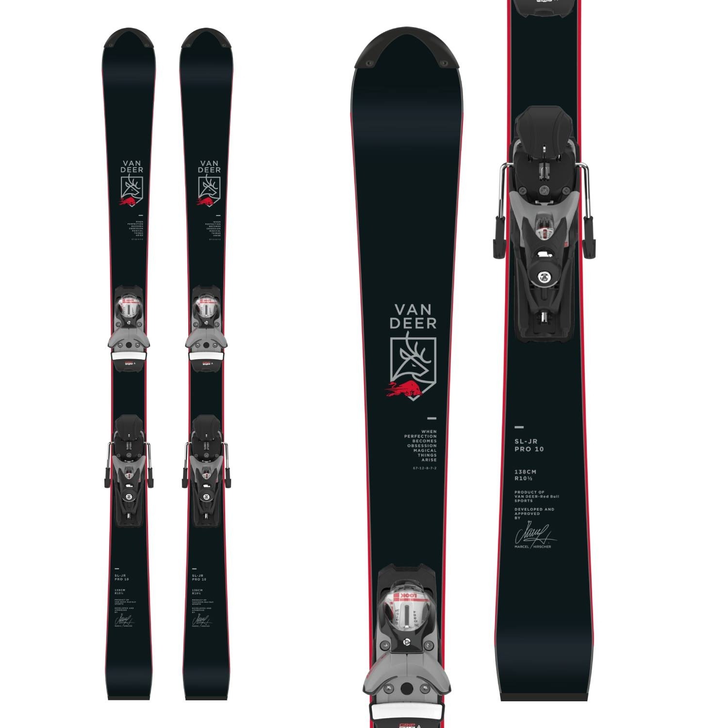 Van Deer SL JR PRO RACE 148 cm skis bind. SPX12